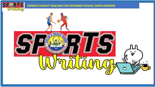 SPORTS WRITING Lesson and Activities for Campus Journalism | PPTX ...