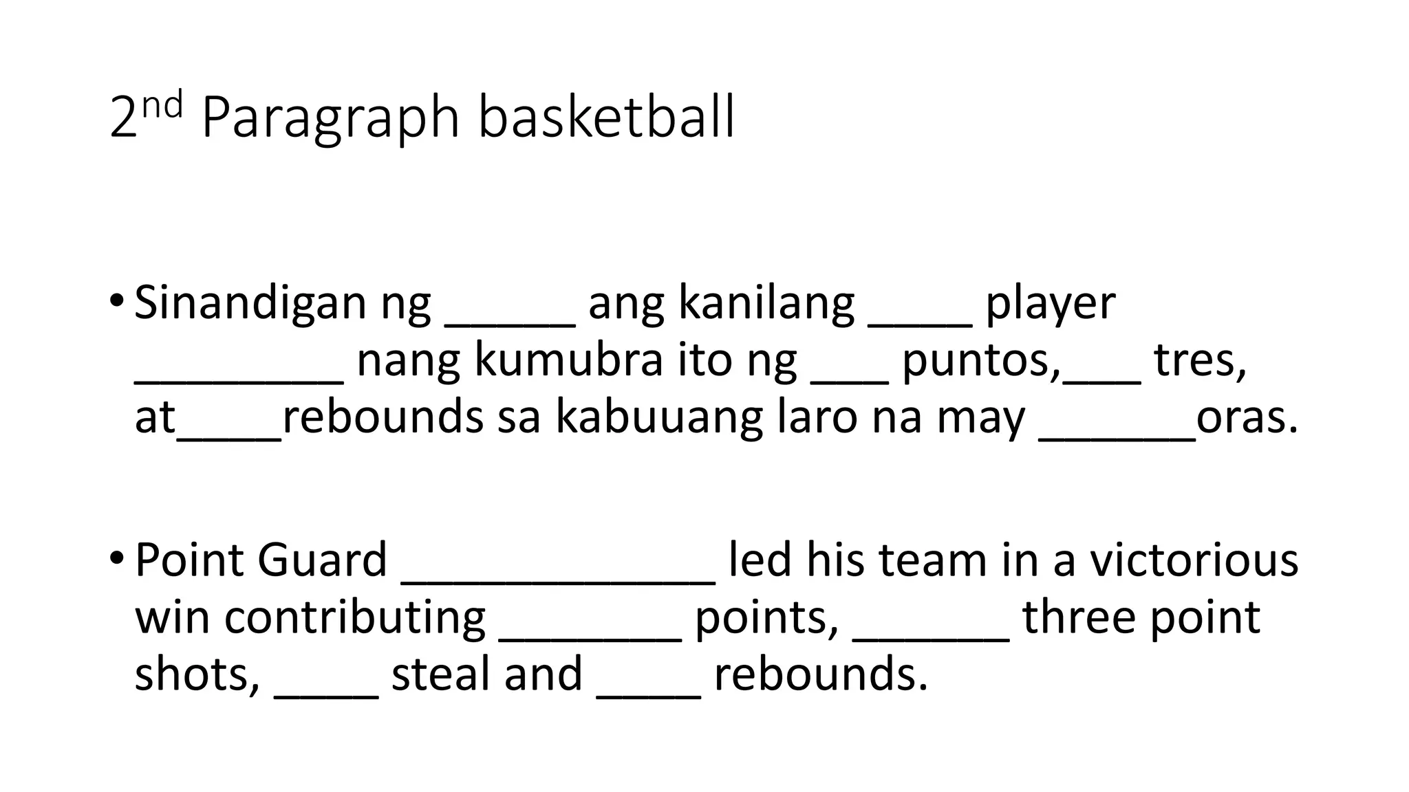 SPORTS WRITING EXERCISE.pptx