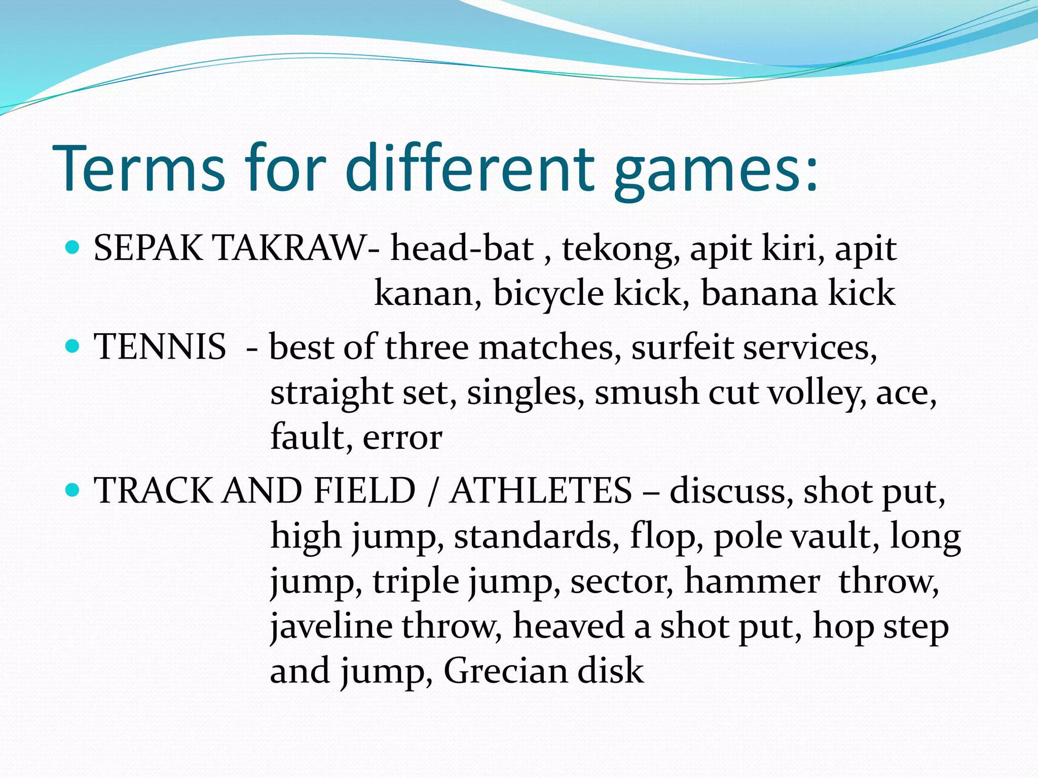 Sports writing power point | PPTX