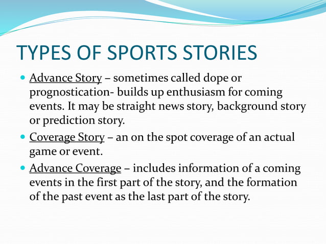 Sports writing power point | PPTX | Soccer | Sports