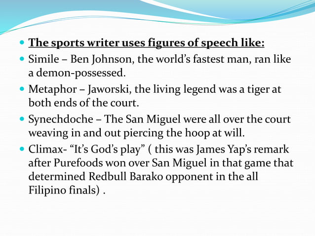 Sports writing power point | PPTX | Soccer | Sports