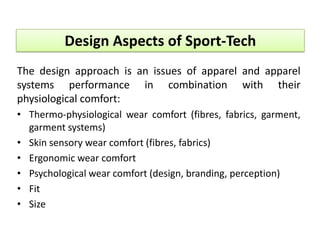 Sport tech design n method of evaluation | PPT