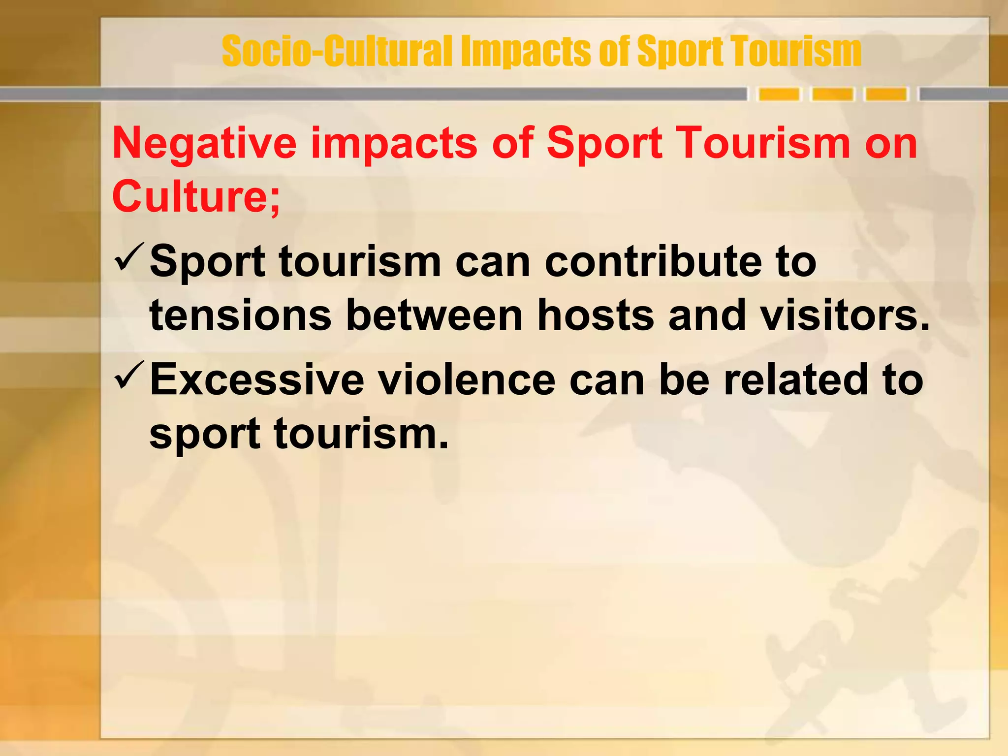 Sport tourism | PPTX