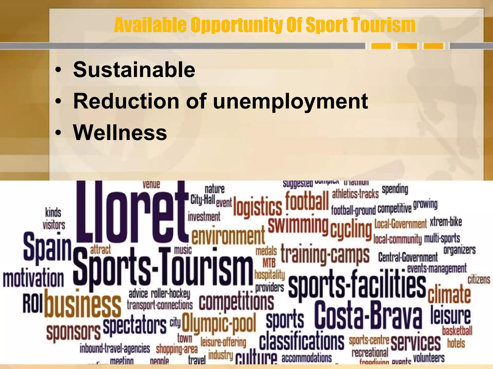 Sport tourism | PPTX