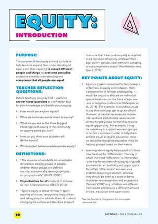 Sport values in every classroom | PDF