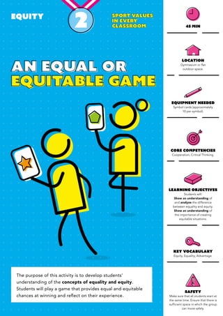 Sport values in every classroom | PDF