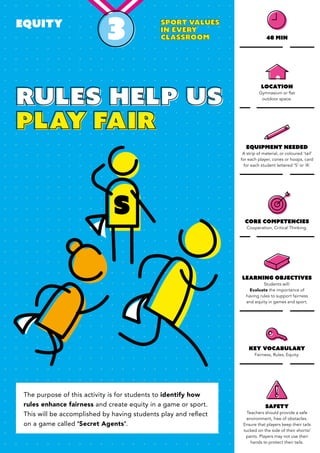 Sport values in every classroom | PDF