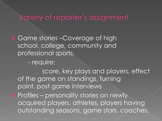 Sport Writinghernan | PPTX