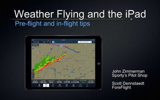 Weather Flying and the iPad | PPT