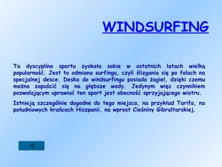 Sporty wodne | PPT