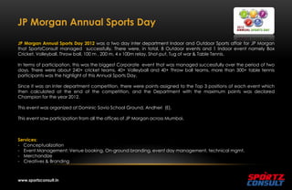 Employee Engagement through Sports | PPTX