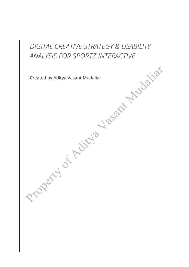 Sportz interactive Usability Analysis and reative Strategy | PDF | Social Networking | Internet