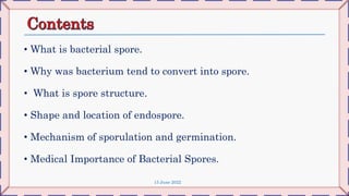 Sporulation in bacteria.pptx
