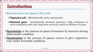 Sporulation in bacteria.pptx