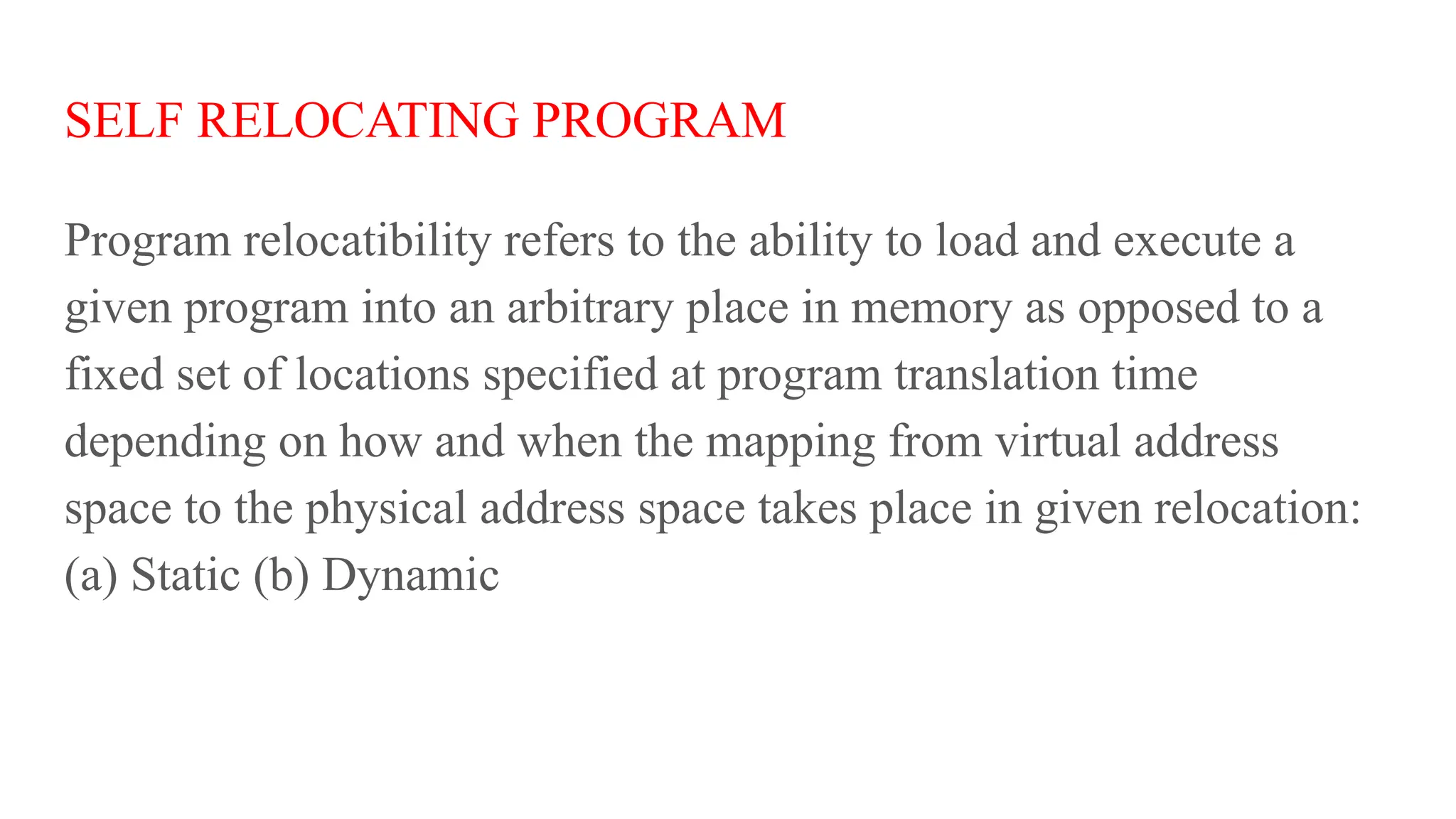 SPOS unit-3 PPTs Linkers and Loaders ,Types of loaders | PPTX
