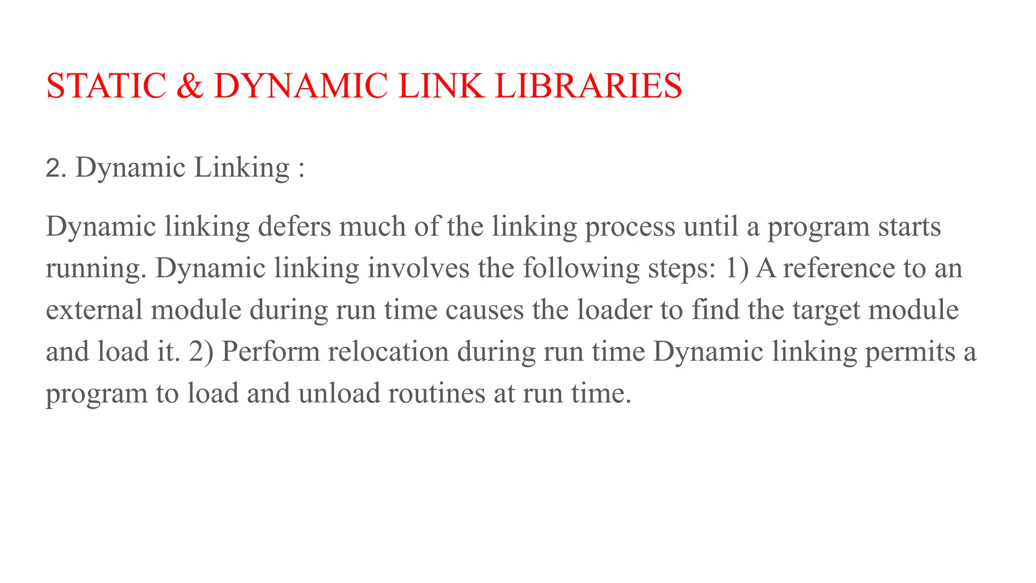 SPOS unit-3 PPTs Linkers and Loaders ,Types of loaders | PPTX