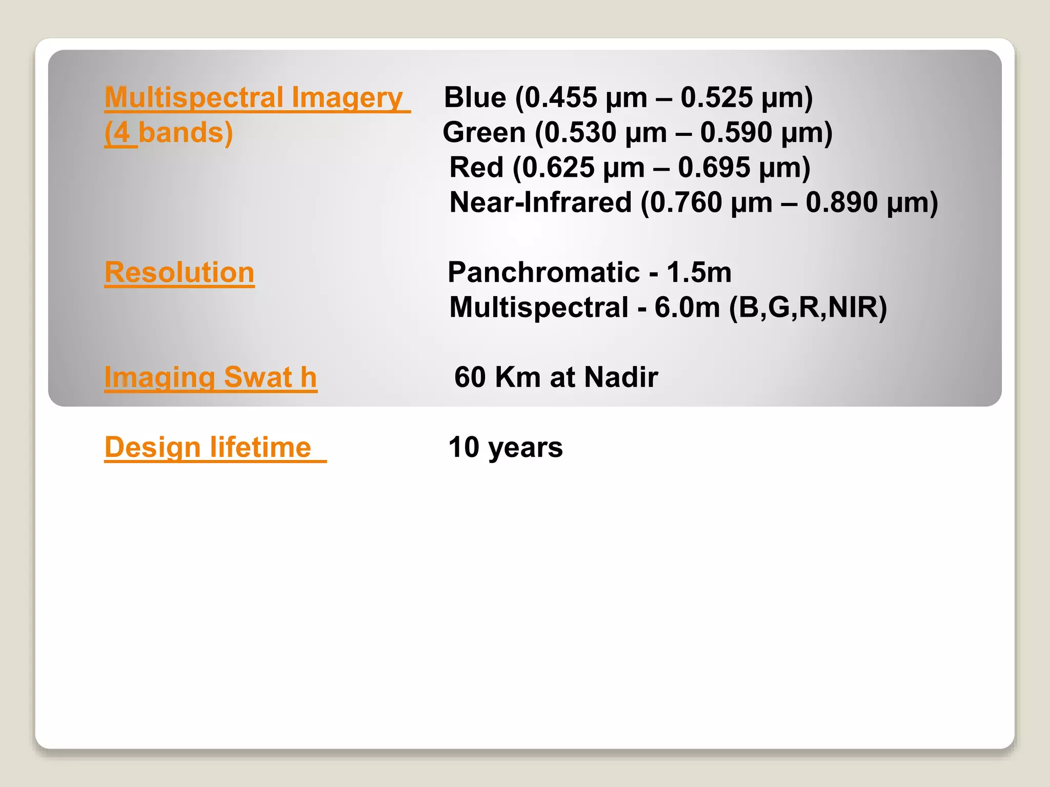 Spot 7 satellite | PPTX