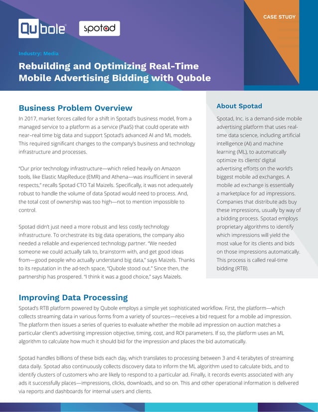 Case Study - Spotad: Rebuilding And Optimizing Real-Time Mobile ...