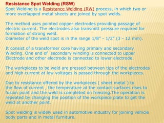 Spot and Seam Resistance welding_unit3.pptx