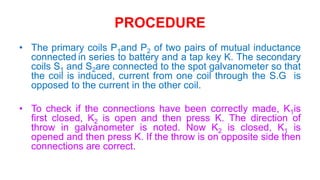 Spot galvanometer | PPTX