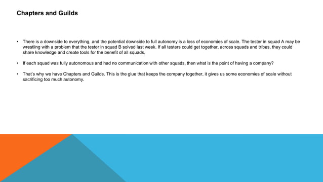 Learn Spotify (an Agile Framework) | PPTX | Startups | Business