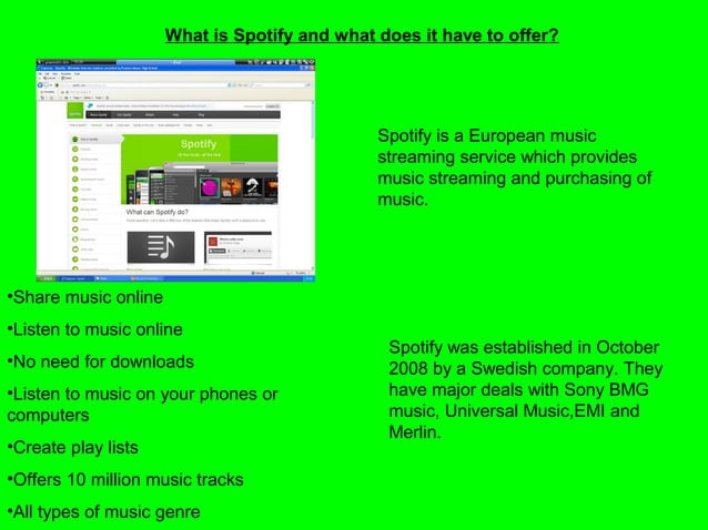 Spotify presentation | PPT