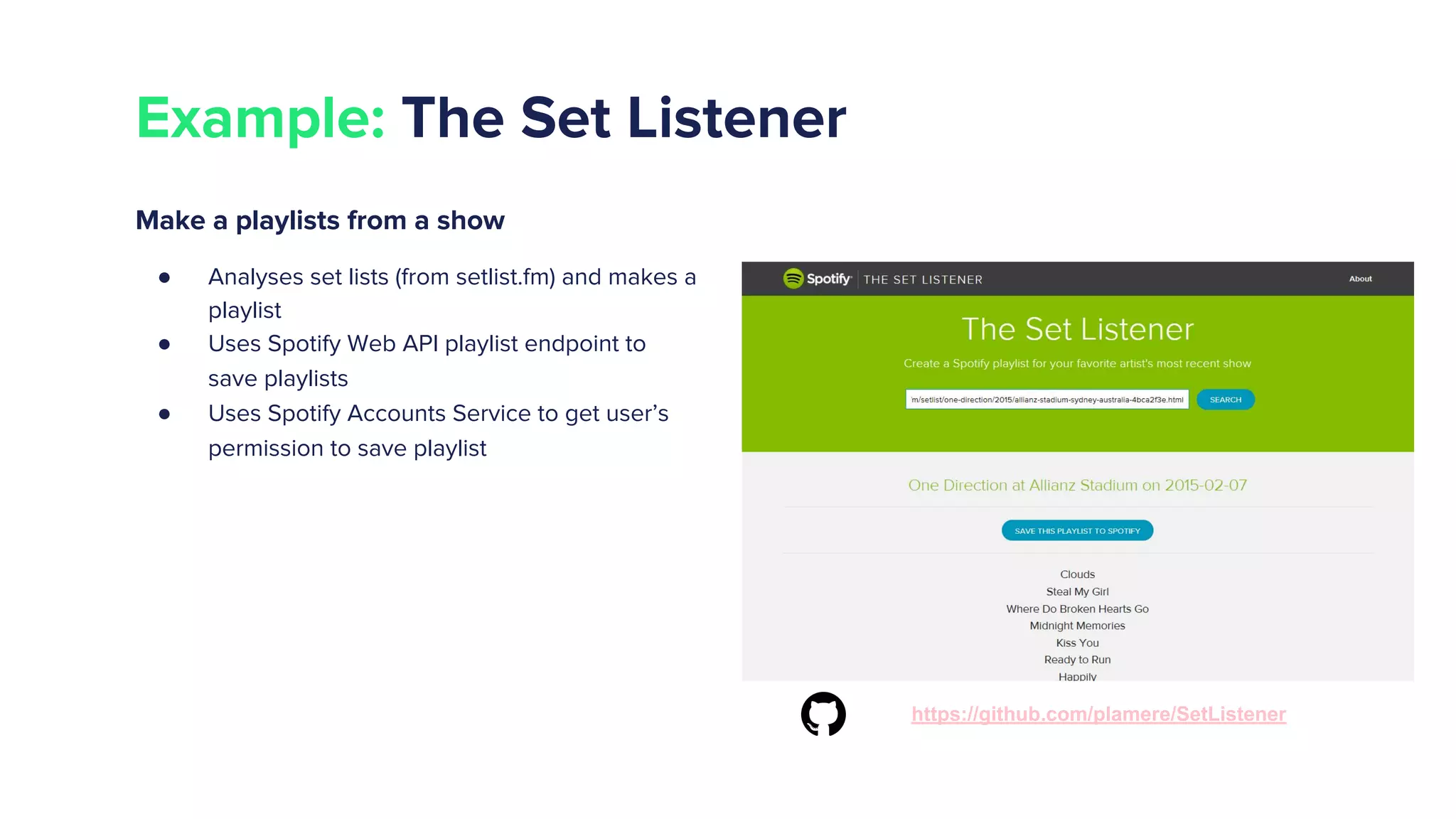 Audio Analysis with Spotify's Web API | PPT