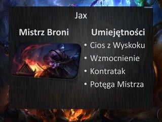 Champion Spotlight - League of Legends | PPTX | Action-Adventure Video ...