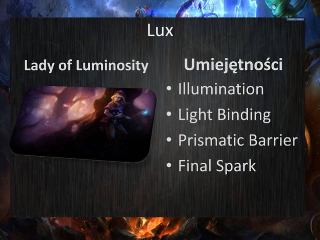 Champion Spotlight - League of Legends | PPTX | Action-Adventure Video ...