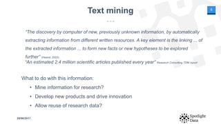 Text mining and machine learning | PPTX