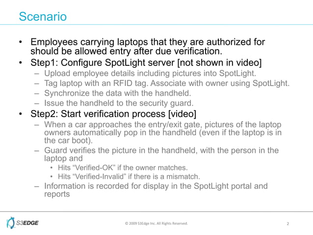 Spotlight For Laptop Tracking | PPT