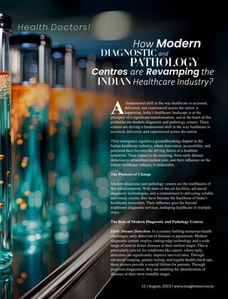 Spotlighting the Most Trusted Diagnostic and Pathology Centers in India ...