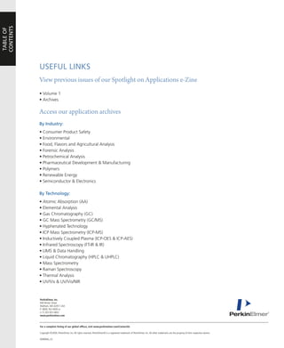 Spotlight on Analytical Applications e-Zine - Volume 2 | PDF