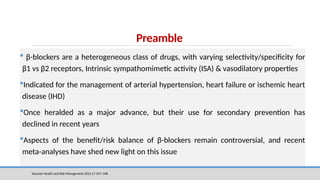 Spotlight on Beta Blockers and cardiac benifits.pptx