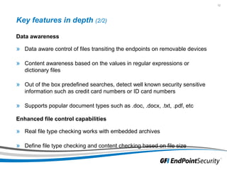 Spotlight on GFI EndPoint Security 2013 | PPT