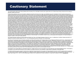 19.11.2013 Corporate Presentation: Entrée Gold, Mona Forster | PPT