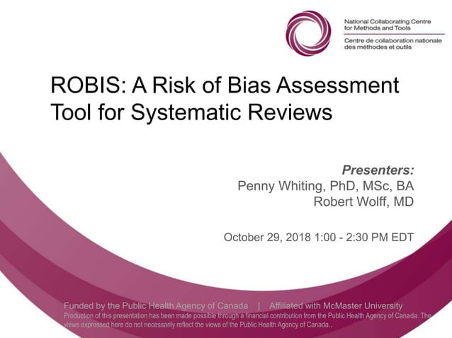 Spotlight Webinar: ROBIS | PPTX