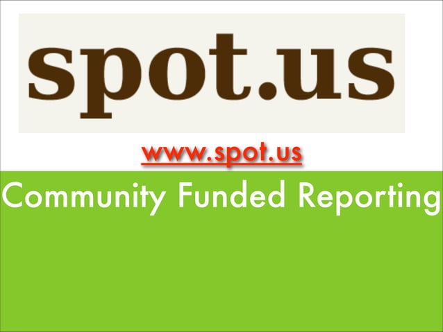 Spot presentation | PPT