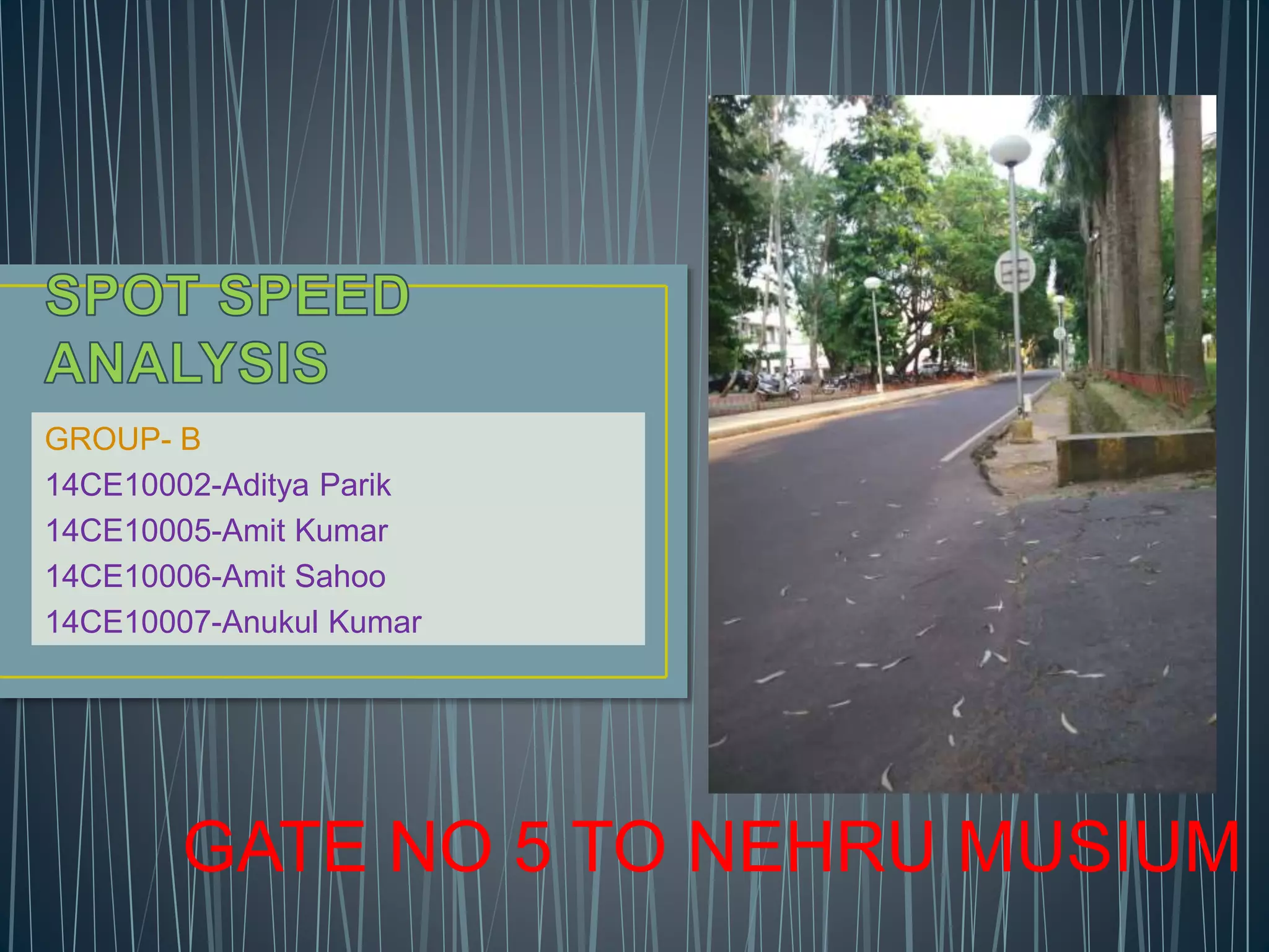 Spot speed study | PPTX