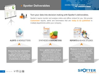[En] Spotter Corporate Presentation 2013 | PPTX
