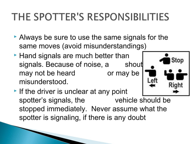 Spotter training | PPT