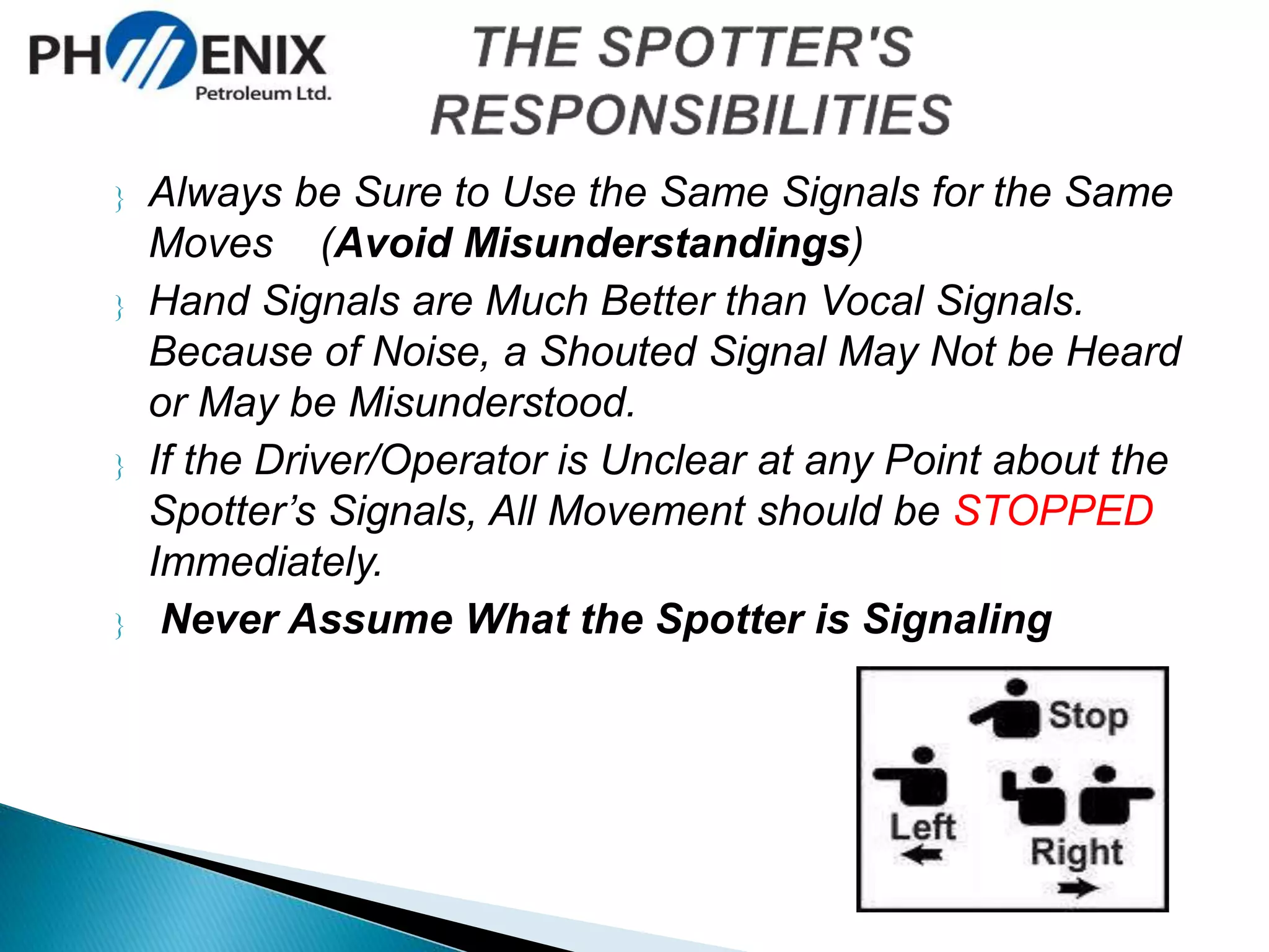 Spotter training video 6 | PPSX