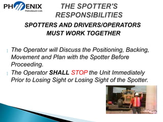 Spotter training video 6 | PPT
