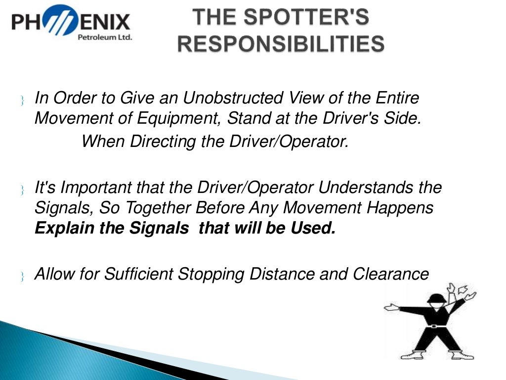 Spotter training video 6