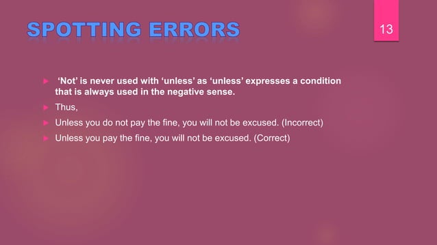 Spotting errors part 1 | PPTX