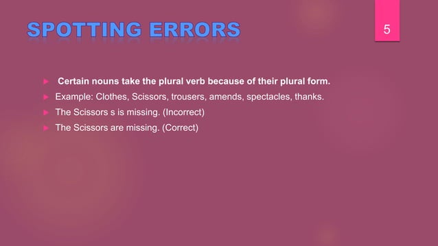 Spotting errors part 1 | PPTX