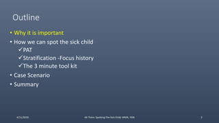 Spotting sick child | PPT