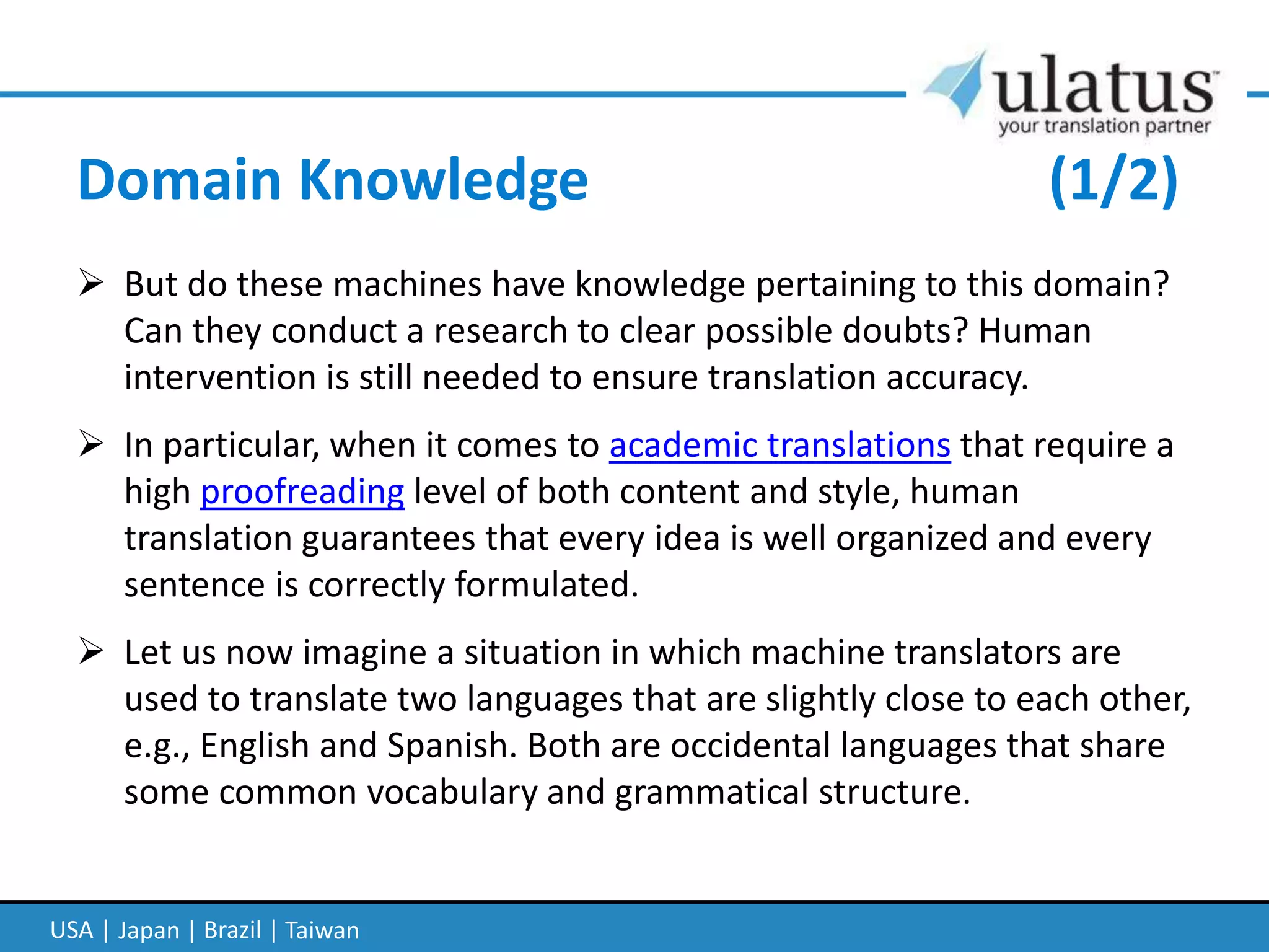 Spotting The Difference–Machine Versus Human Translation | PPTX