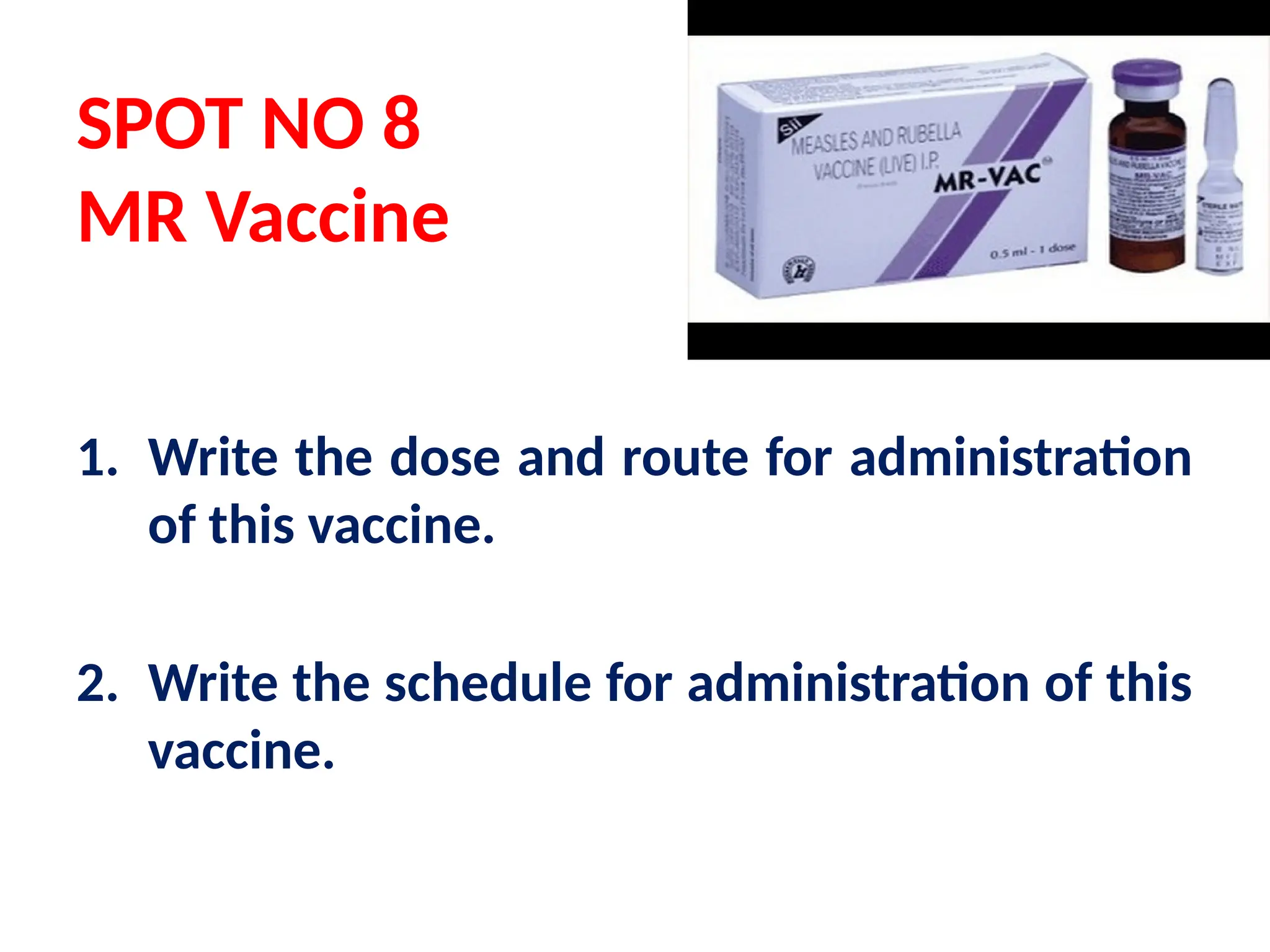 Community medicine mbbs Spotting exam ppt | PPTX