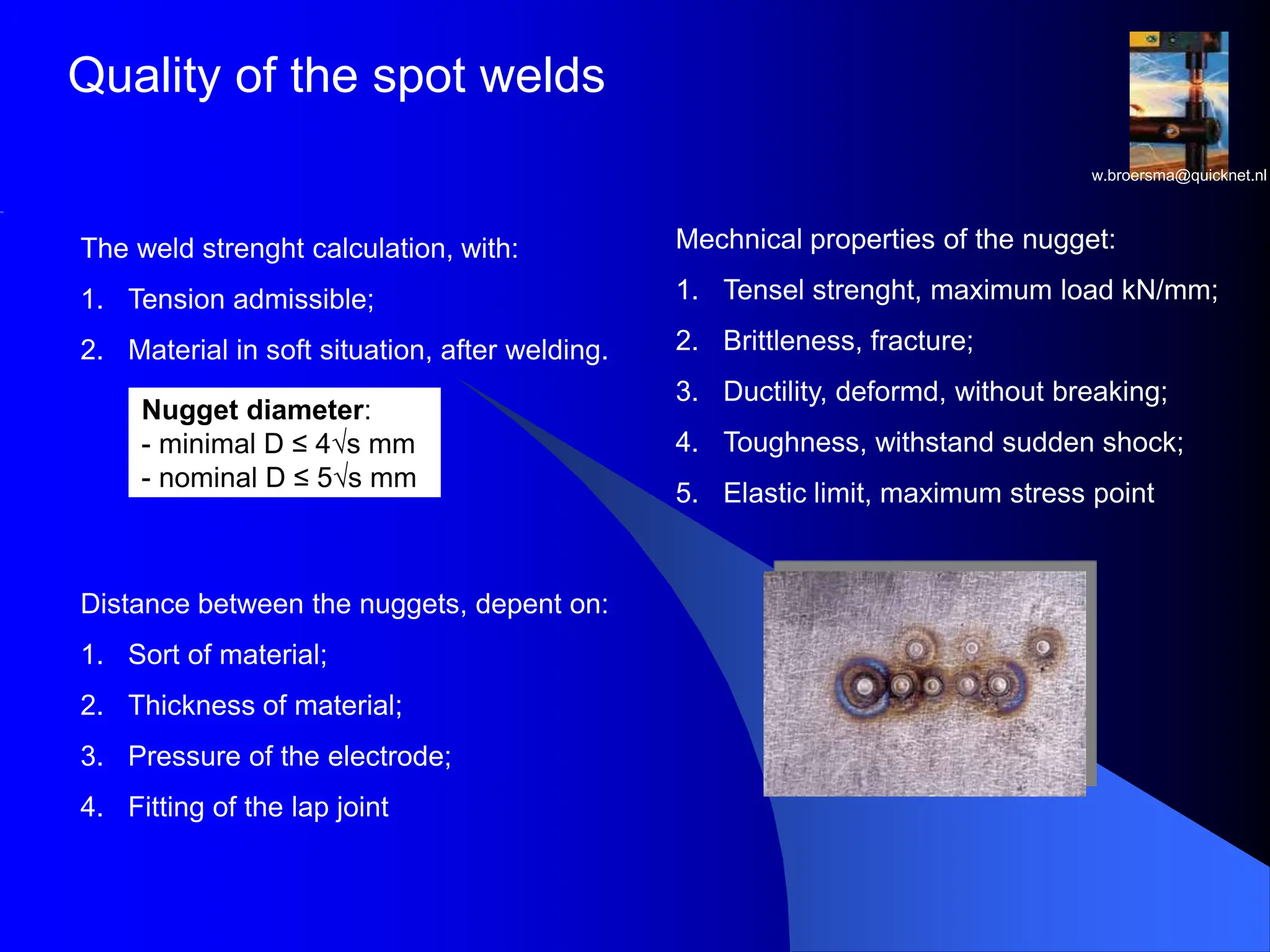 Manual Spot welding training presentation | PPT